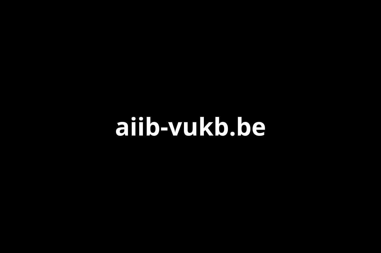 Aiib-vukb : association des infirmiers indépendants en Belgique